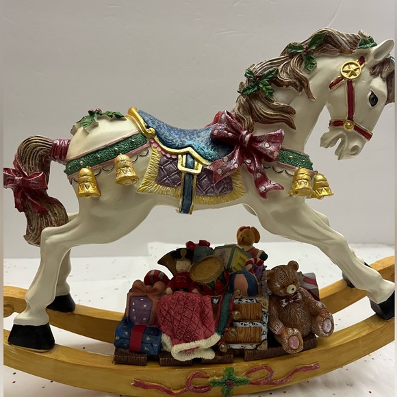 Holiday | Christmas Musical Rocking Horse Rocks And Plays Music New ...